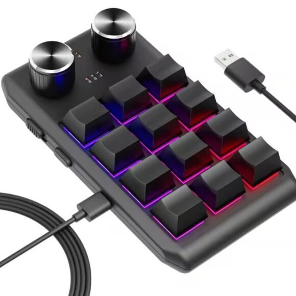 Computers, Laptops & Parts | Wireless Rgb Bluetooth Macropad With Red ...